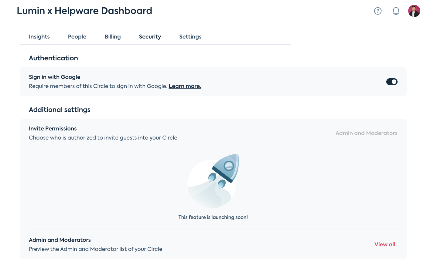 Navigating your Lumin Dashboard